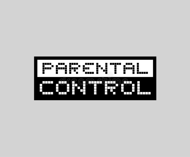 Parental Control Icon Design Stock Vector - Illustration of icon ...