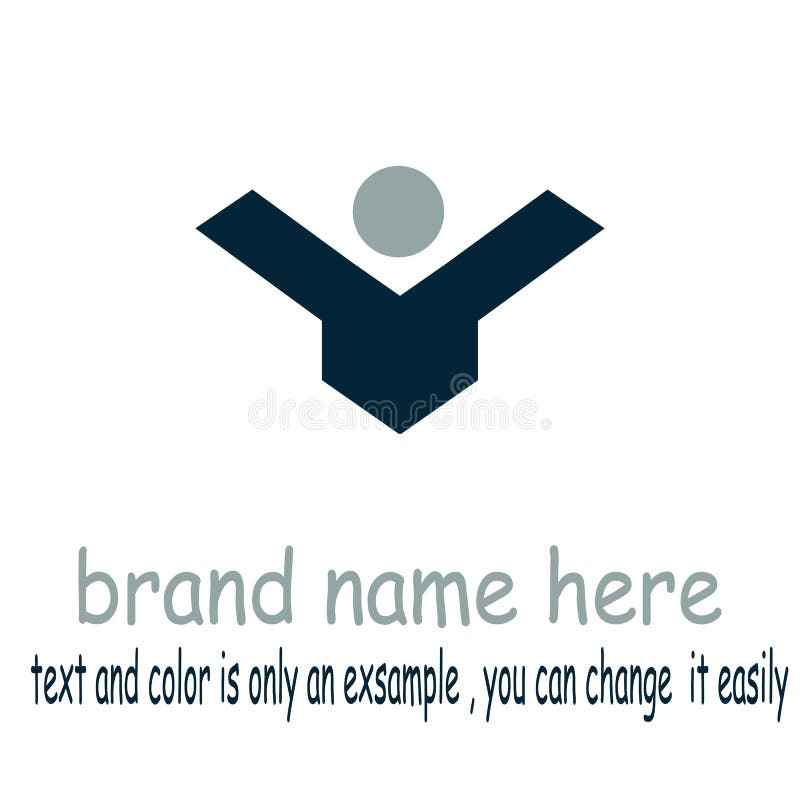 Sample people logo stock vector. Illustration of friends - 110078000