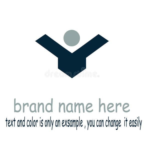 Sample people logo stock vector. Illustration of friends - 110078000