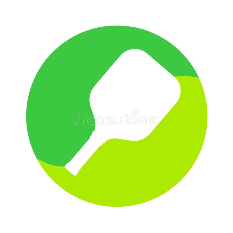Pickleball Racket Illustration Stock Vector - Illustration of handle ...