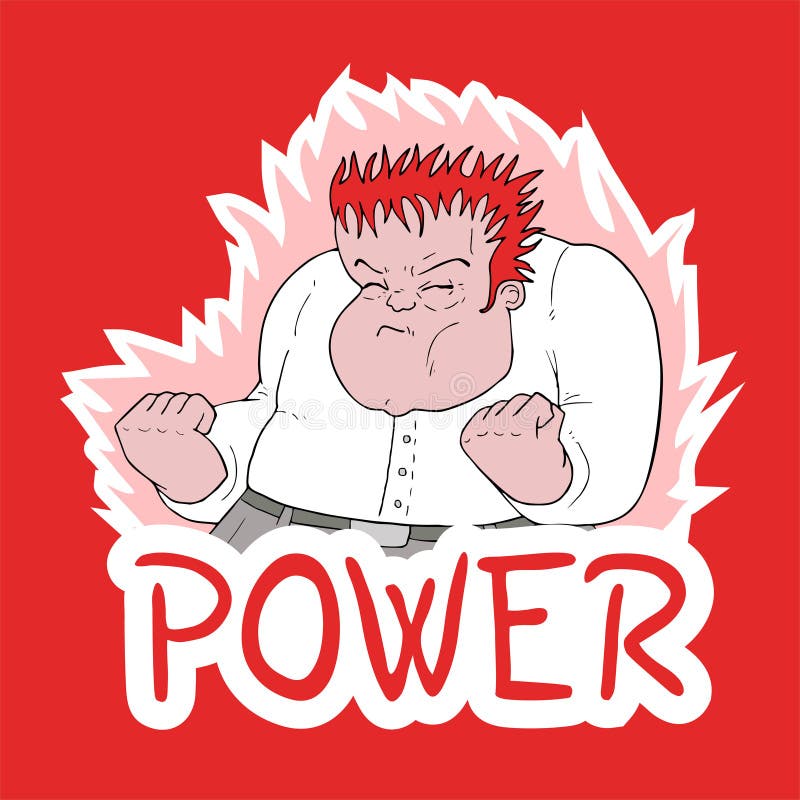 Cartoon power stock vector. Illustration of character - 27627715