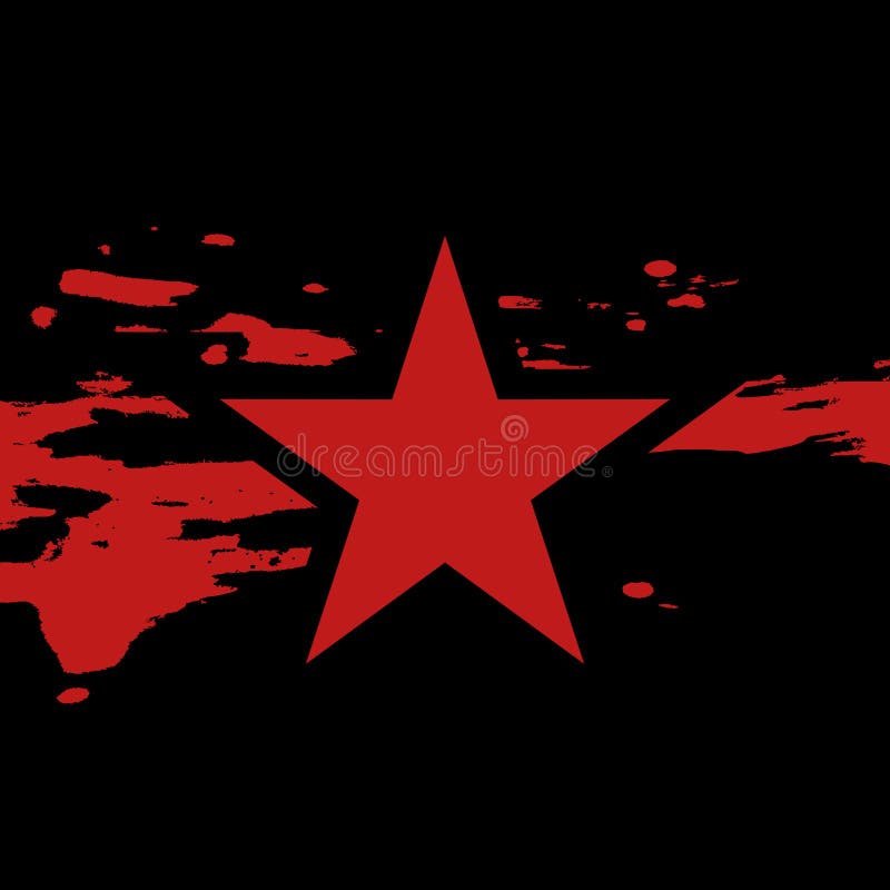 Red star symbol stock vector. Illustration of politics - 259539589