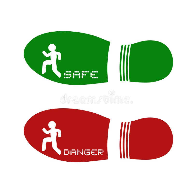 Footstep Symbols Stock Illustrations – 166 Footstep Symbols Stock ...