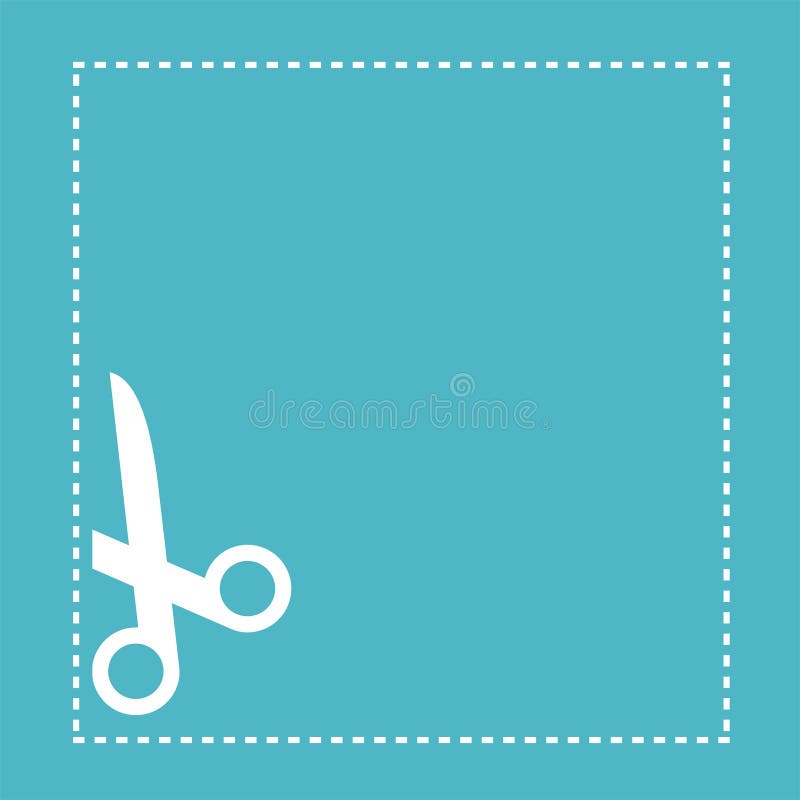 Scissor cutting rope draw stock vector. Illustration of people - 280650649