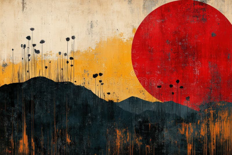 A Creative Design Showcasing Various Aspects of Spring in a Cohesive ...