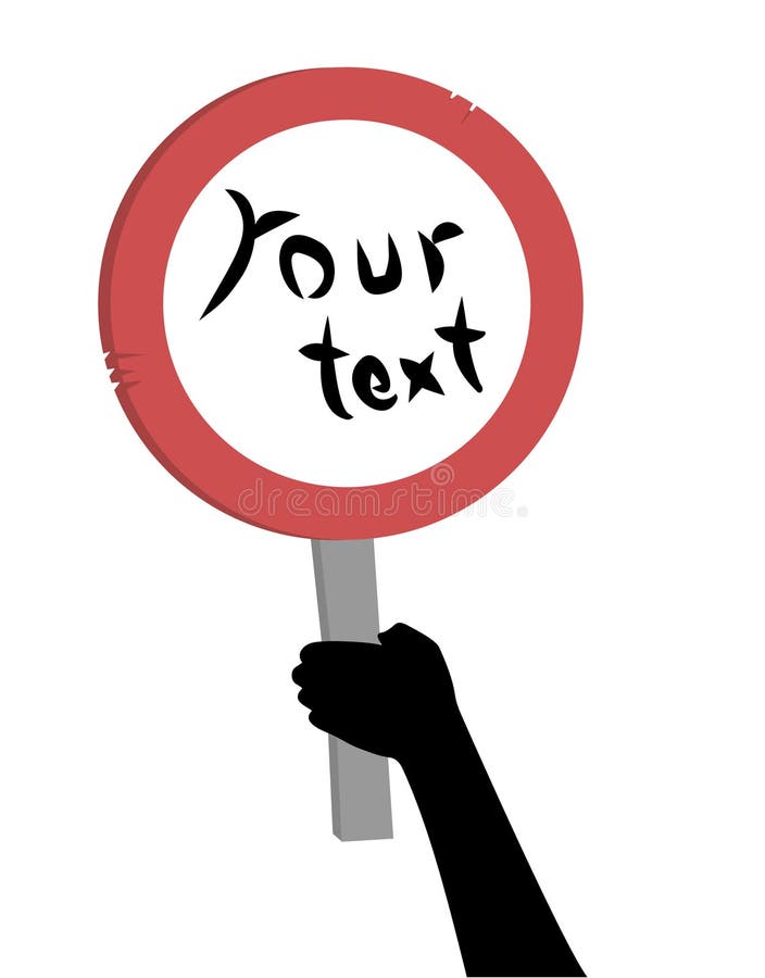 Sign and your text message stock vector. Illustration of symbol - 248294525