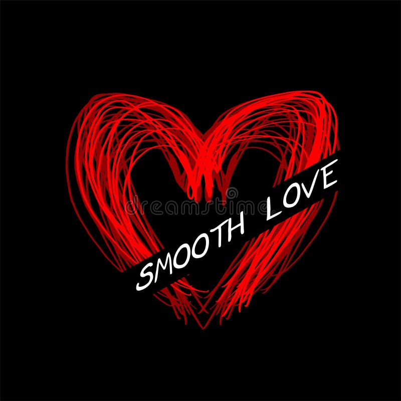 Smooth love symbol stock vector. Illustration of creative - 115901289