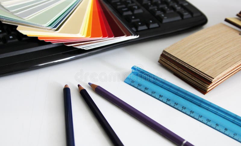 Creative design studio stock image. Image of workplace - 70507299
