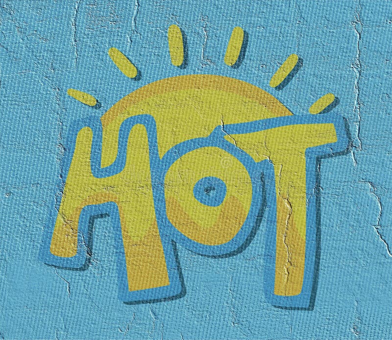 Summer hot symbol stock illustration. Illustration of symbol - 138165192