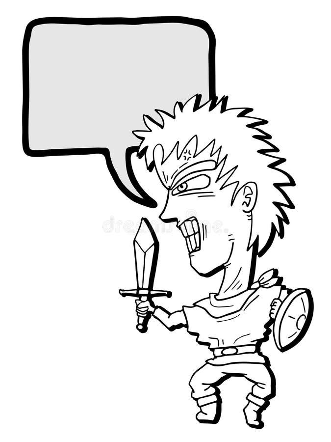 Sword comic stock vector. Illustration of cartoon, talk - 249740048