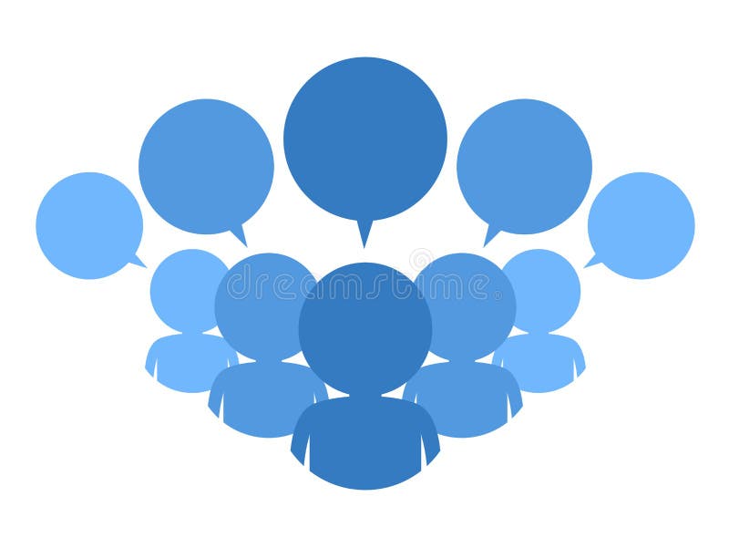 Talking symbol stock illustration. Illustration of communication ...