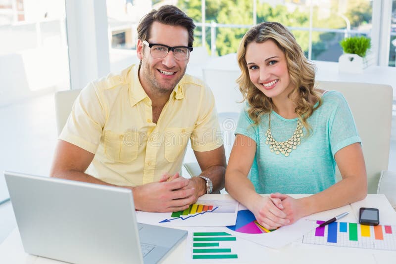 Creative Design Team during Brainstorming Stock Photo - Image of pretty ...