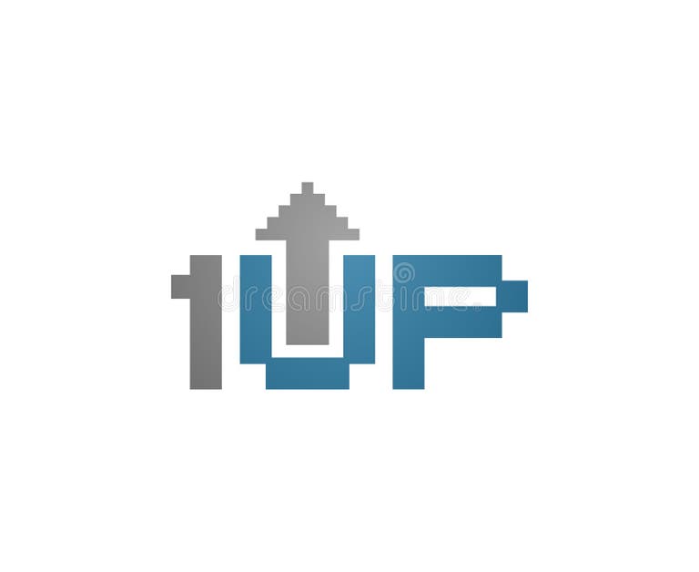 Creative Design of 1Up Icon Stock Vector - Illustration of live ...