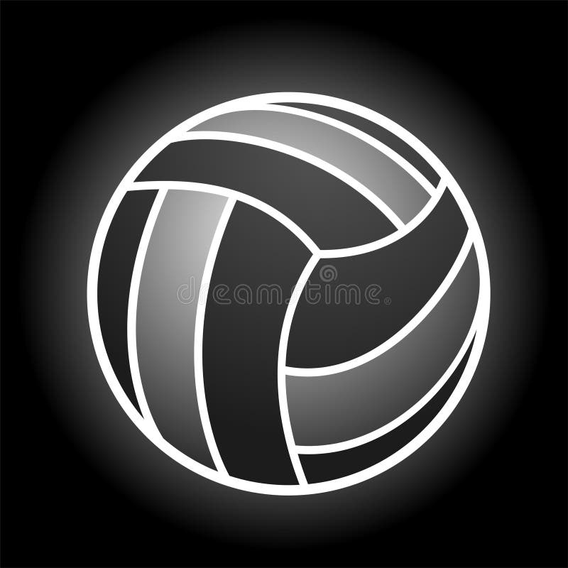 Volleyball symbol design stock vector. Illustration of symbol - 113568063