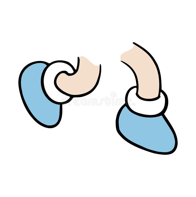 Walking legs draw stock vector. Illustration of animation - 364440587