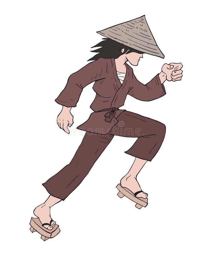 Warrior Running Illustration Stock Vector - Illustration of people ...