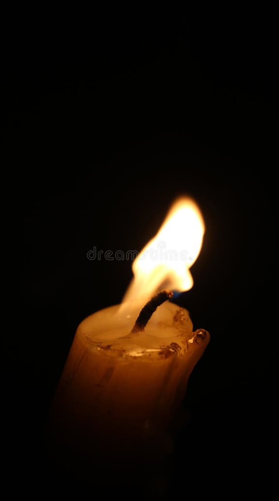Wax candle flame stock photo. Image of fire, romance - 362149078