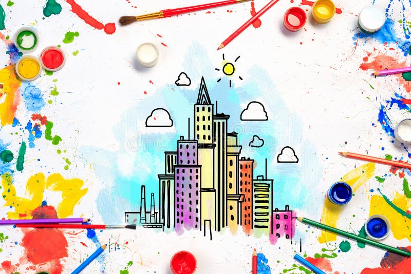 Creative design work stock illustration. Illustration of modern - 63530334