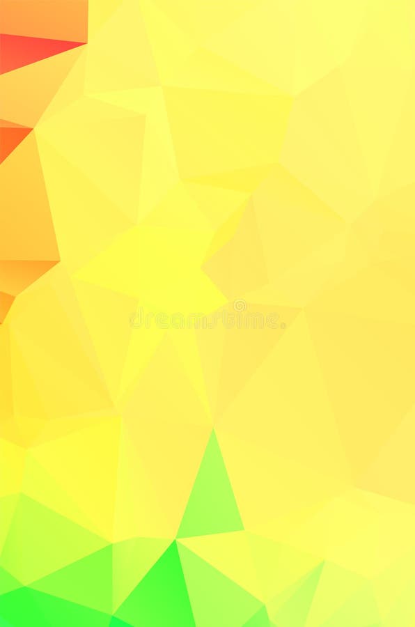Creative Design Yellow Template Random Bright Colors Low Poly ...