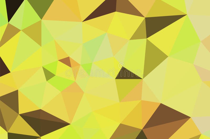 Creative Design Yellow Template Random Bright Colors Low Poly ...