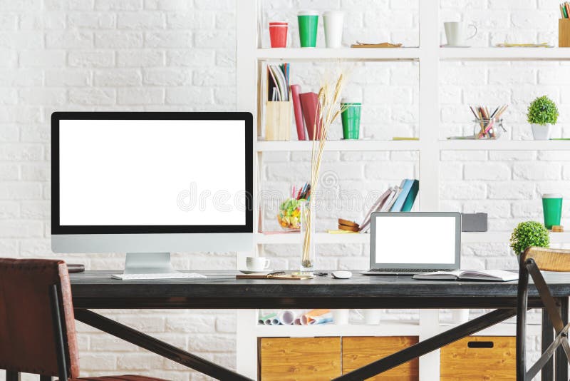 Creative designer desktop stock image. Image of design - 108626763