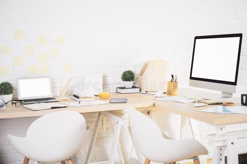 Designer workspace stock photo. Image of structure, scheme - 13622628