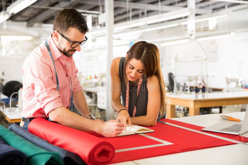 Creative Designers Sharing Their Work Stock Image - Image of discussion ...