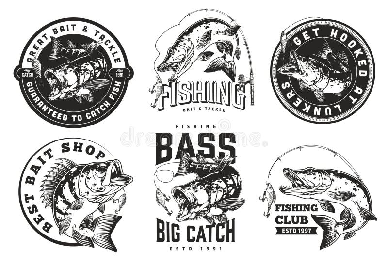 Different Fishing Shops Stock Illustrations – 3 Different Fishing Shops ...
