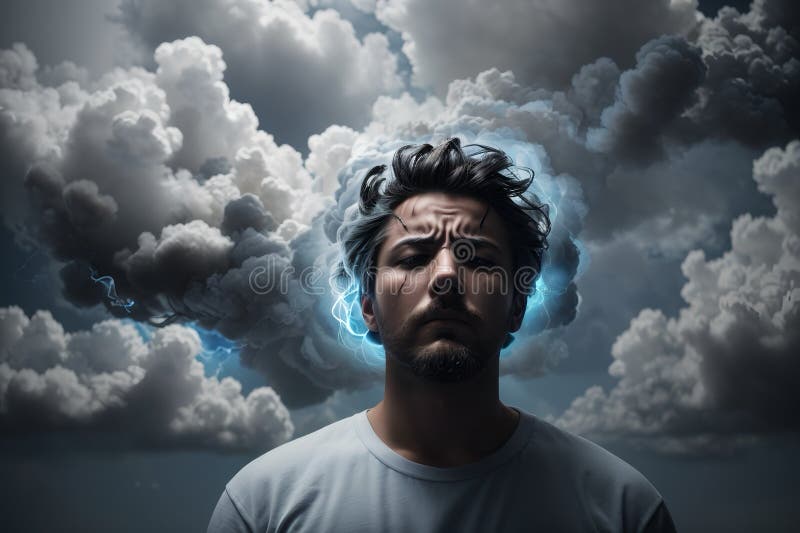 Creative , Detail and Hyper Realistic Image of a Man with Full of ...