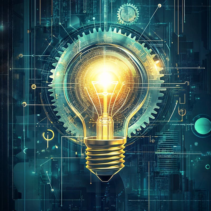 Creative Development and Teamwork Concept. Illustration of an ...