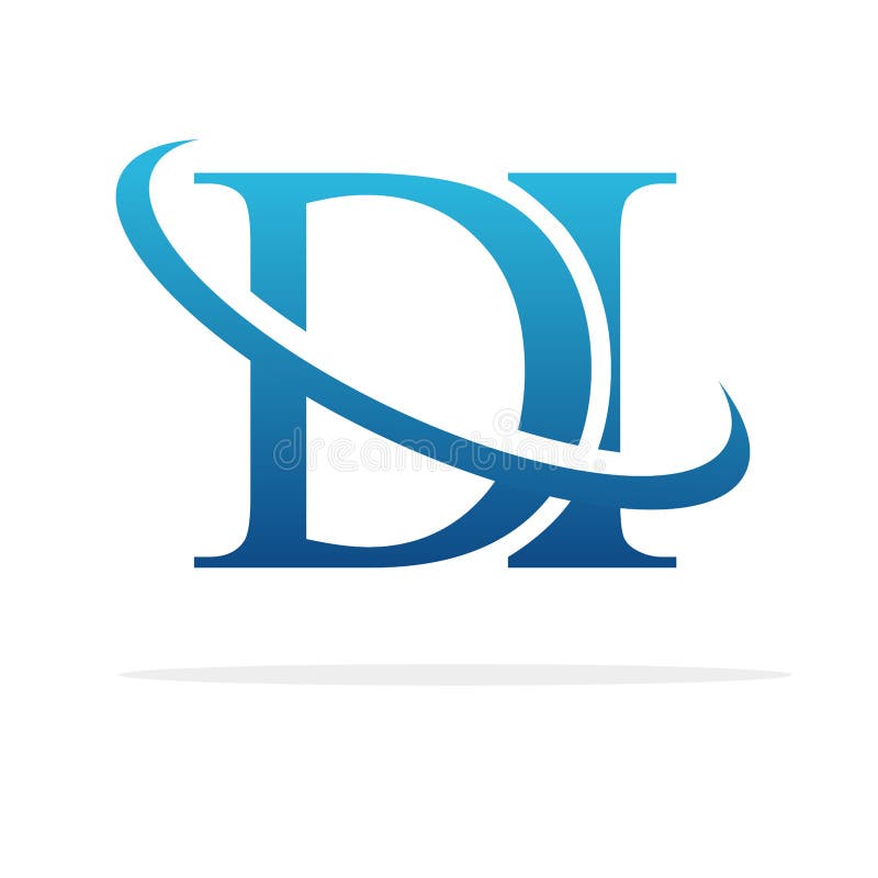 Creative DI Logo Icon Design Stock Vector - Illustration of clean, word ...
