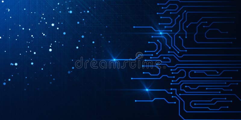 Creative Digital Circuit Texture. Technology, Chip and Innovation ...