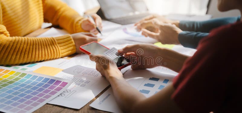 Creative Digital Development Agency. Stock Photo - Image of mobile ...