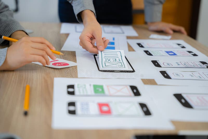 Creative Digital Development Agency. Developer Team Brainstorming on ...