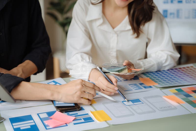 Creative Digital Development Agency. Developer Team Brainstorming on ...