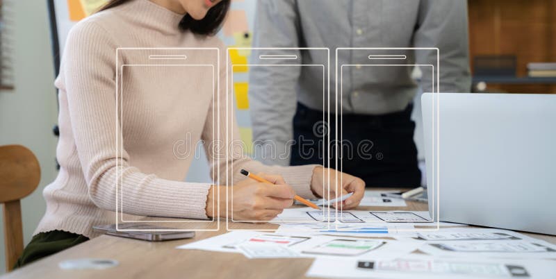 Creative Digital Development Agency. Developer Team Brainstorming on ...