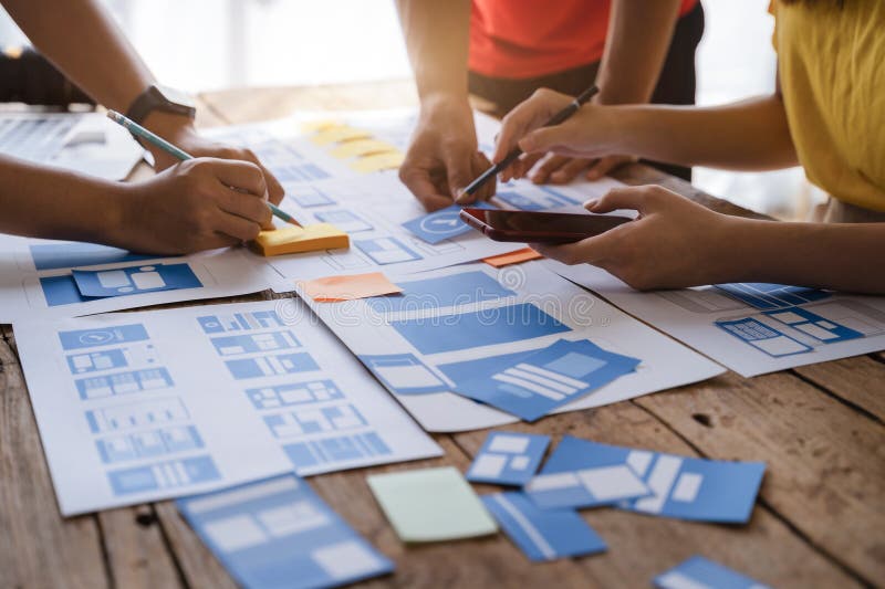 Creative Digital Development Agency Stock Image - Image of collaborate ...