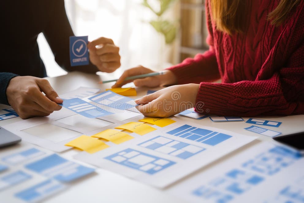 Creative Digital Development Agency. Developer Team Brainstorming on ...