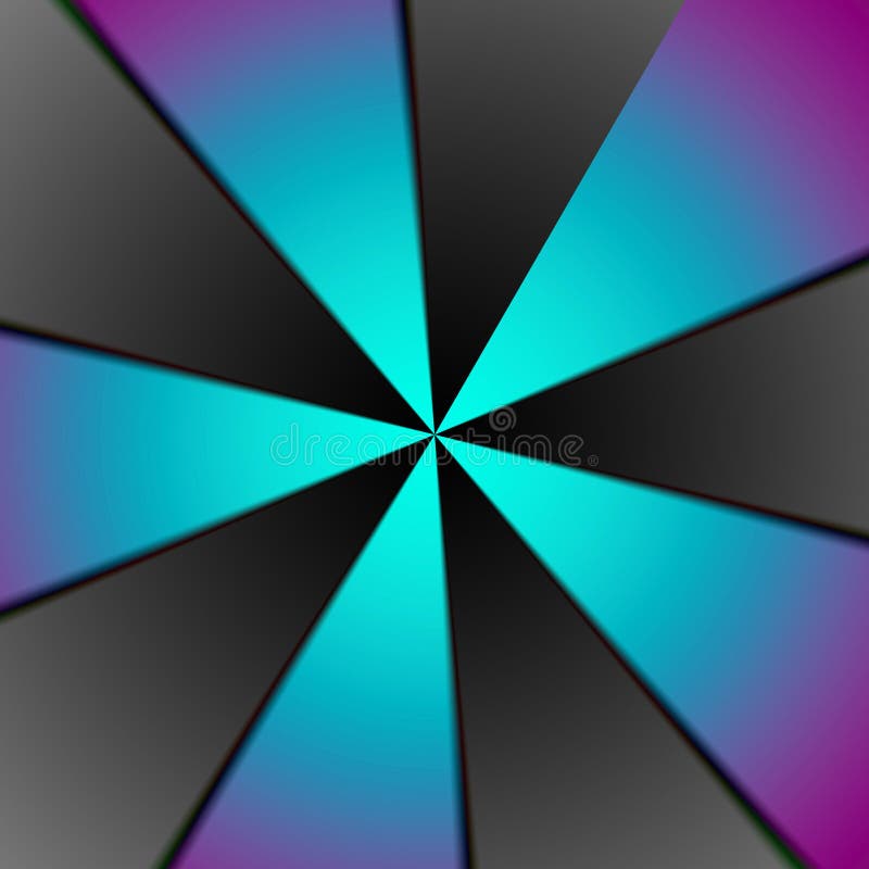 Creative Digital Multicolor Circular Abstract Stock Illustration ...