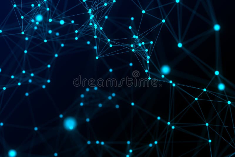 Creative Digital Sparkly Polygonal Mesh Wallpaper. Landing Page Concept ...
