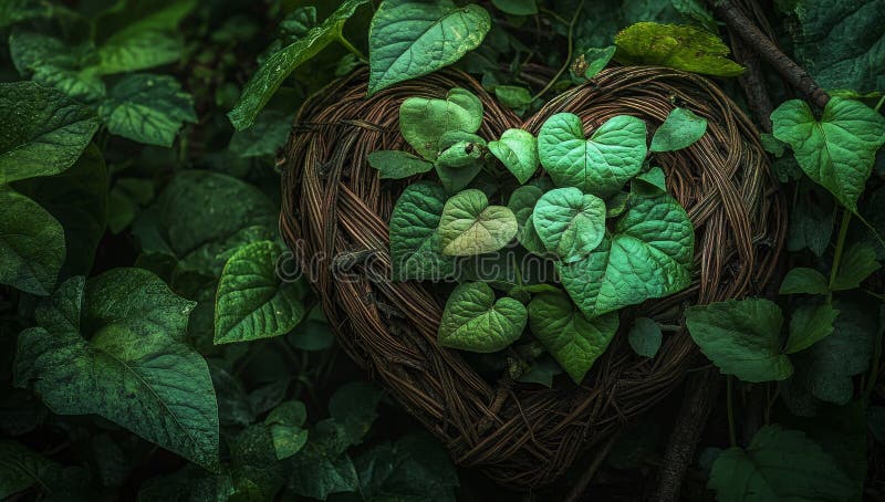 In a Creative Display of Love, a Heart-shaped Flat Lay is Formed Using ...