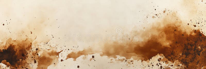 Artistic Abstract Background Featuring Spilled Coffee Stains and ...