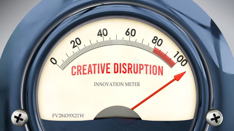 Creative Disruption and Innovation Meter that is Hitting a Full Scale ...