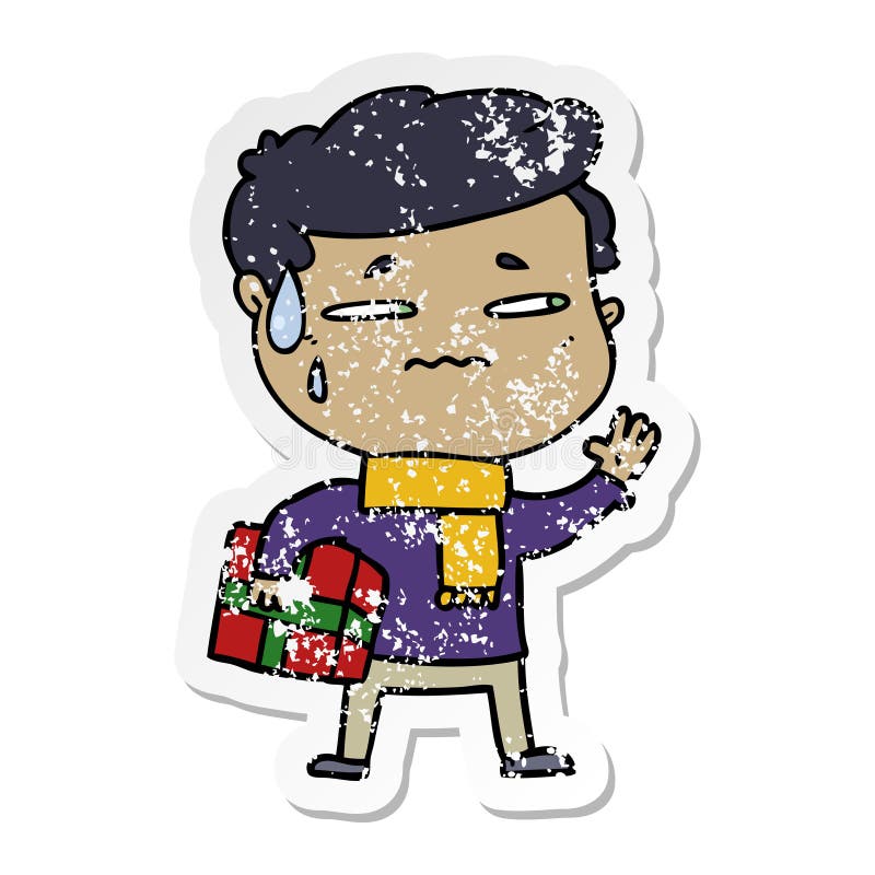 Worried Nervous Anxious Anxiety Man Male Boy Stressed Stress Cute ...