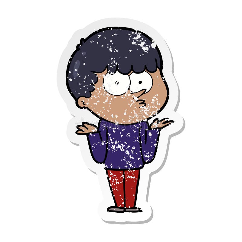 Boy Shrugging Stock Illustrations – 480 Boy Shrugging Stock ...