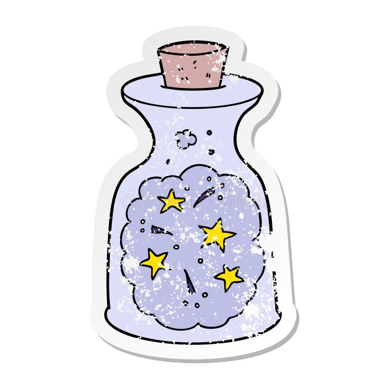 Magic potion cartoon stock vector. Illustration of drawn - 38035852