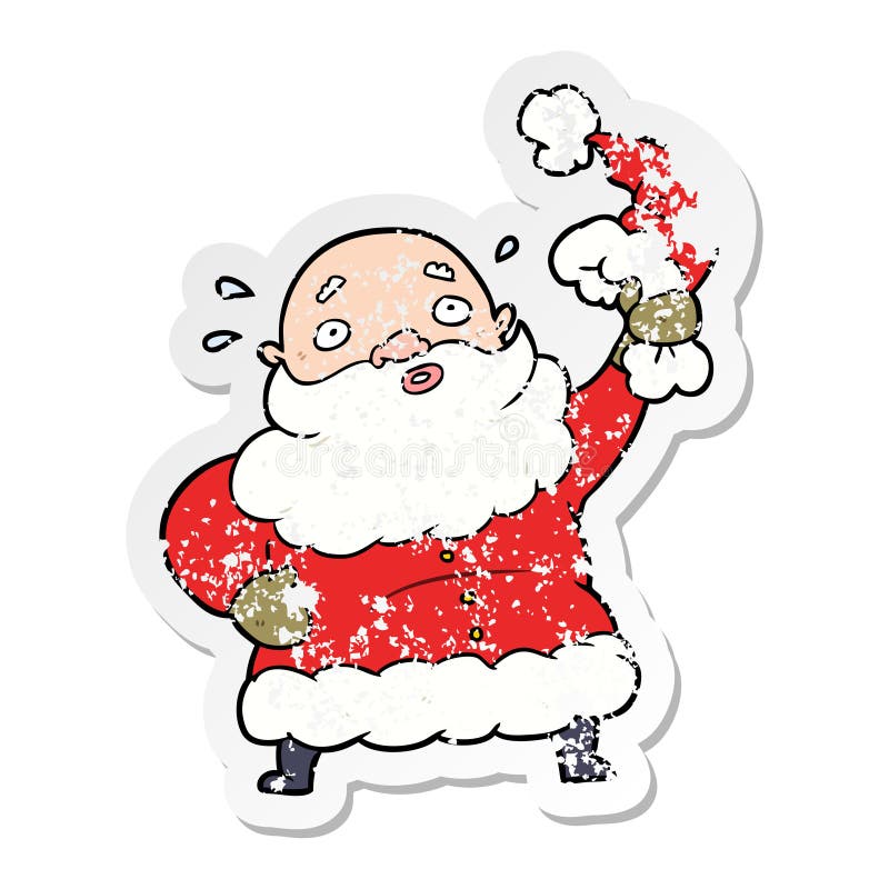 Santa Claus Bald Stock Illustrations – 61 Santa Claus Bald Stock ...