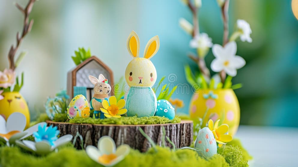 Educational DIY Easter Decoration Kits with Simple Circuits Stock Image ...