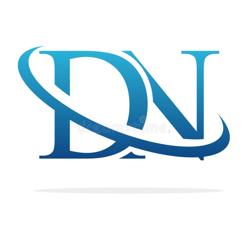 Creative DN Logo Icon Design Stock Vector - Illustration of internet ...