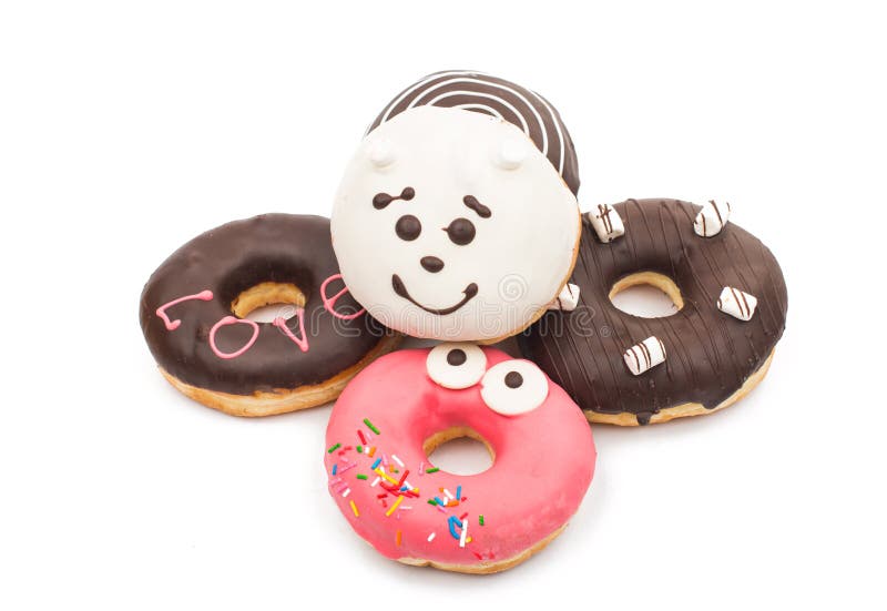 Creative donuts stock photo. Image of fresh, junk, goodies - 50916422